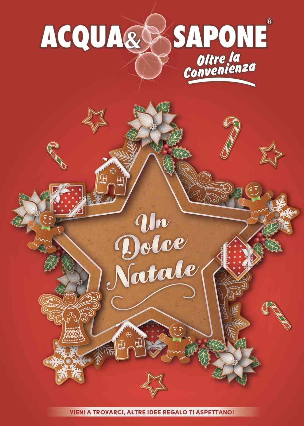 Volantino Acqua e Sapone Natale 2023 dal 1 dicembre 2023 al 7 gennaio 2024