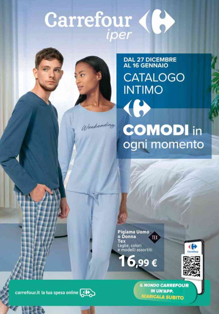 Volantino Carrefour Iper Catalogo Intimo dal 27 dicembre 2023 dal 16 ...