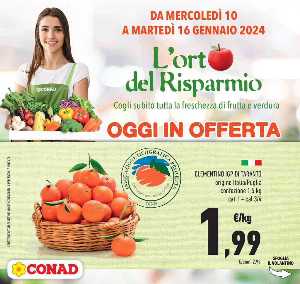 Volantino Conad City Lombardia Speciale L’orto del Risparmio dal 10 al ...