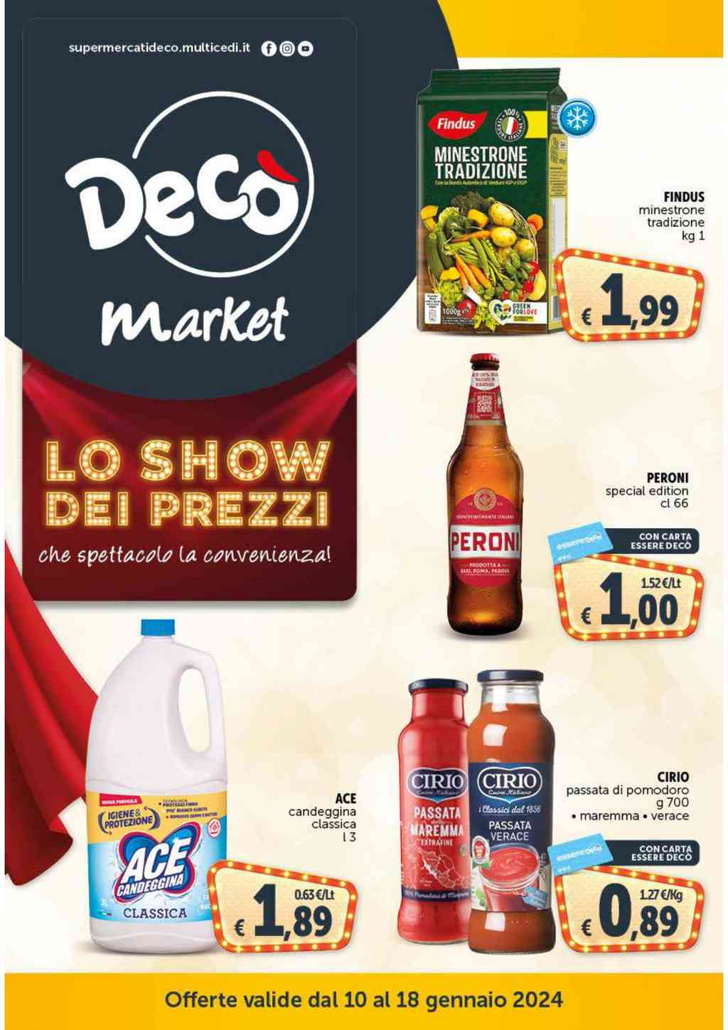 Decò | Anteprima Volantino