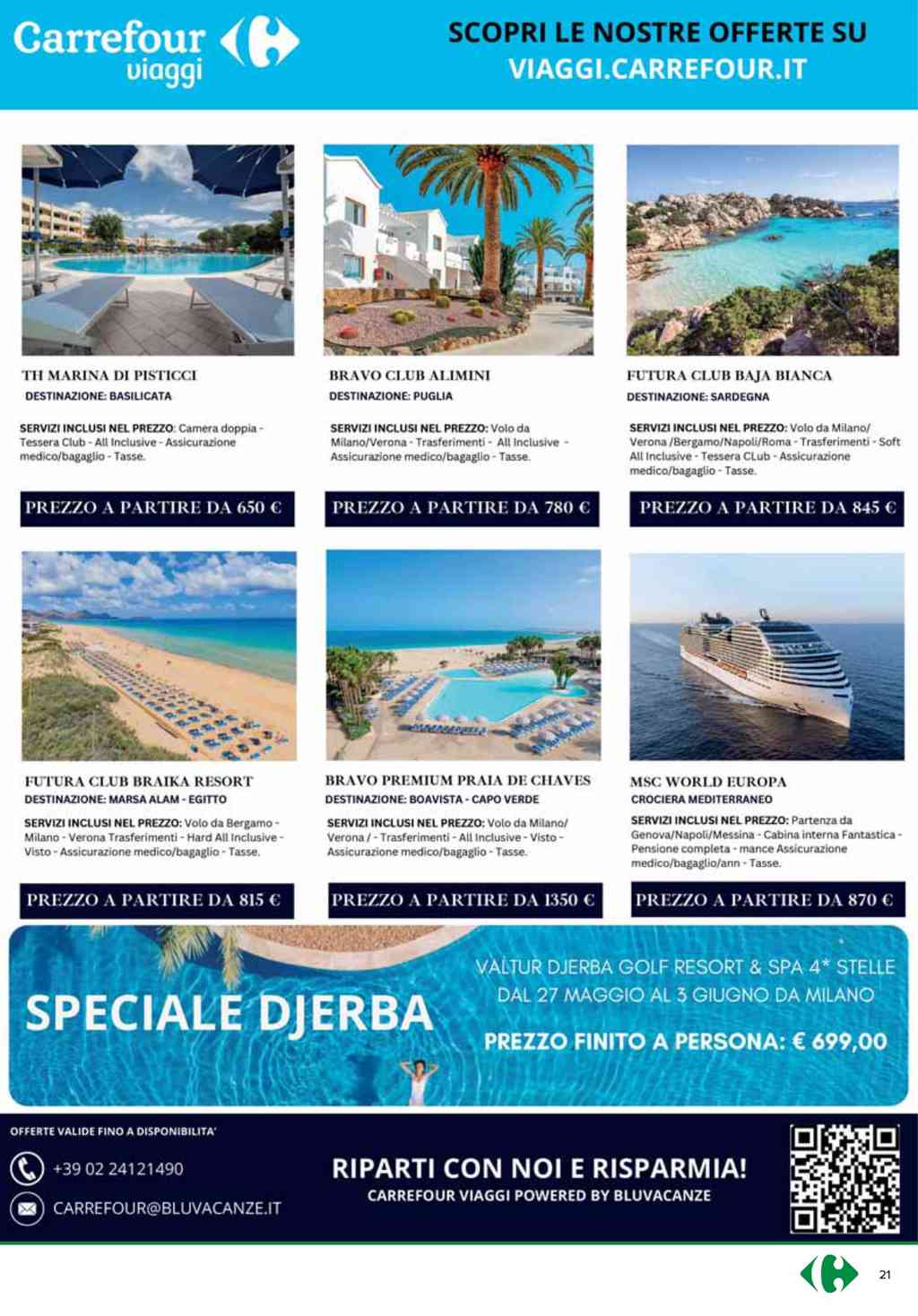 Volantino Carrefour Viaggi dal 14 marzo al 1 aprile 2024