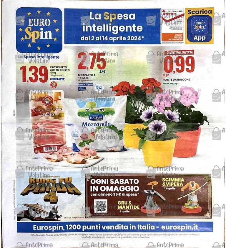 Volantino Eurospin prossima settimana anteprima