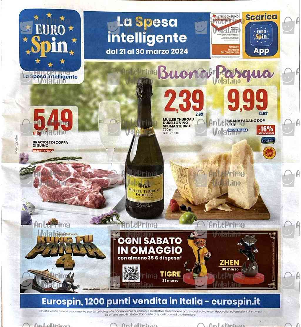 Volantino Eurospin dal 21 al 30 marzo 2024