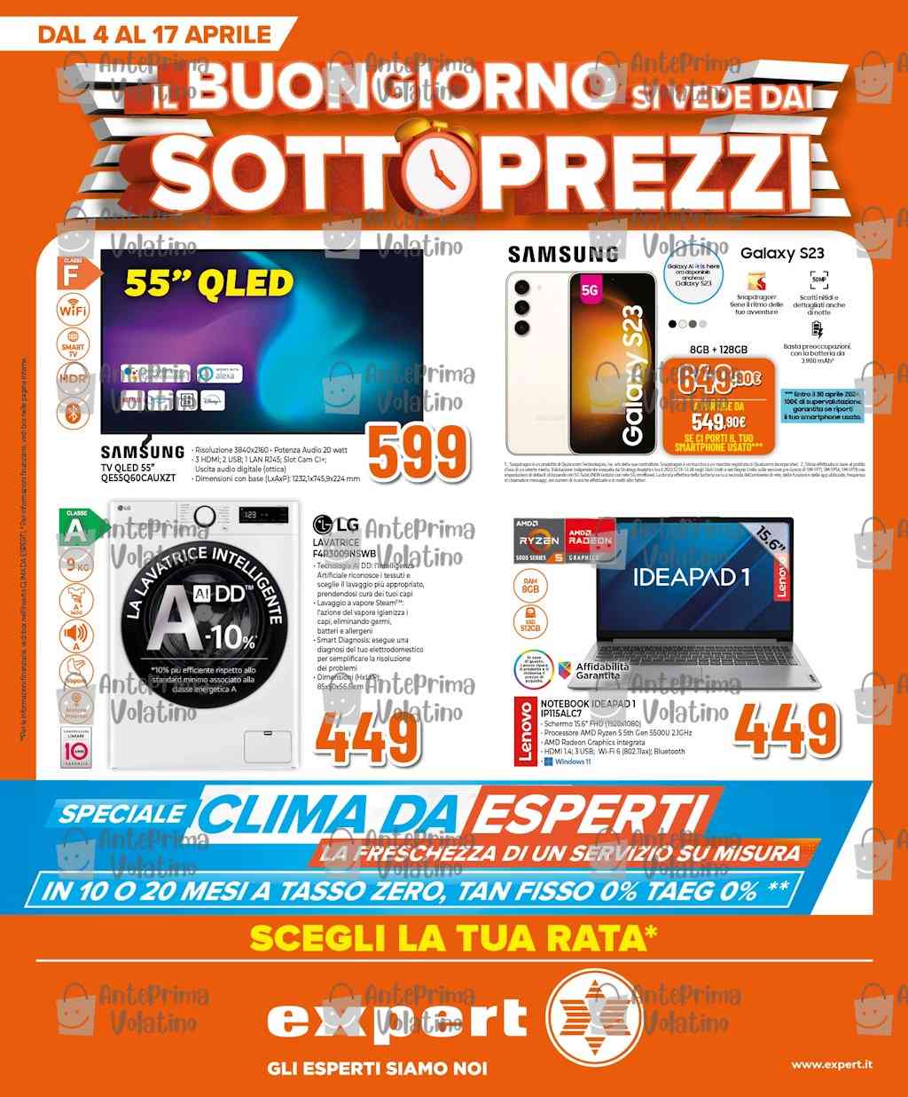 Volantino Expert dal 4 al 17 aprile 2024