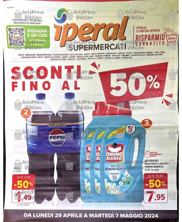 Volantino Iperal dal 13 novembre 2024 in anteprima
