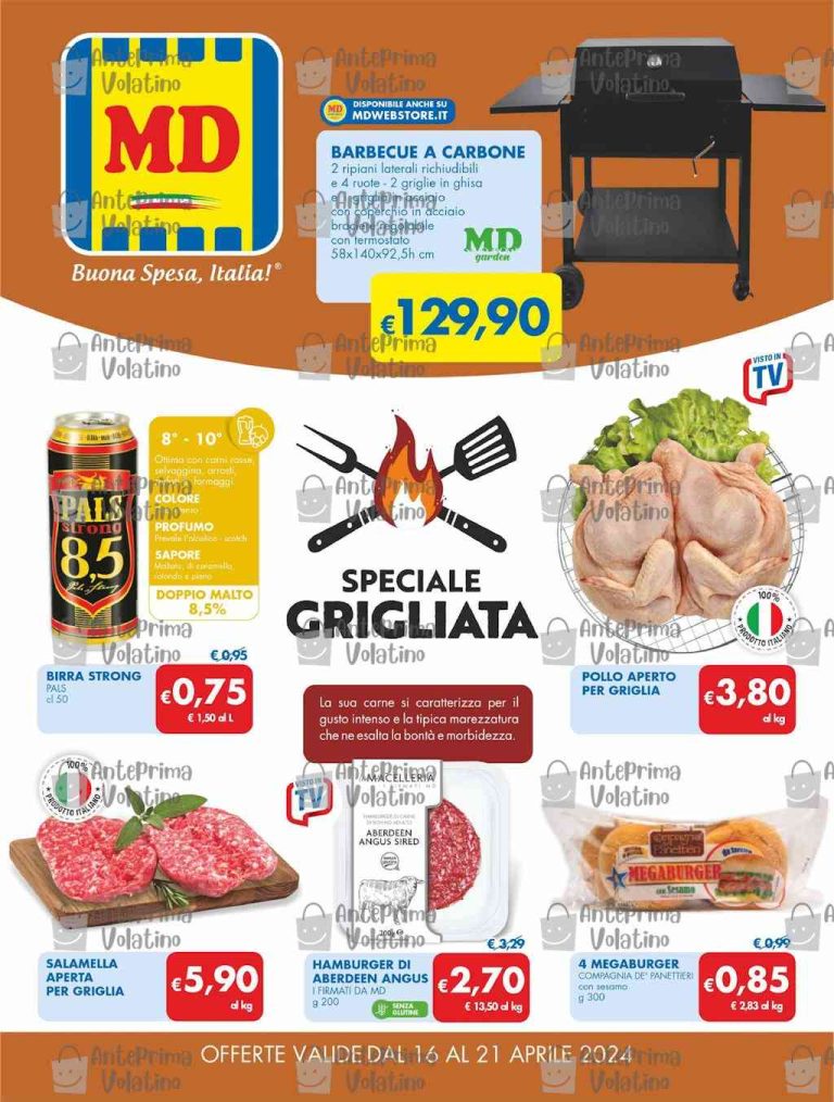 Volantino MD dal 16 al 21 aprile 2024