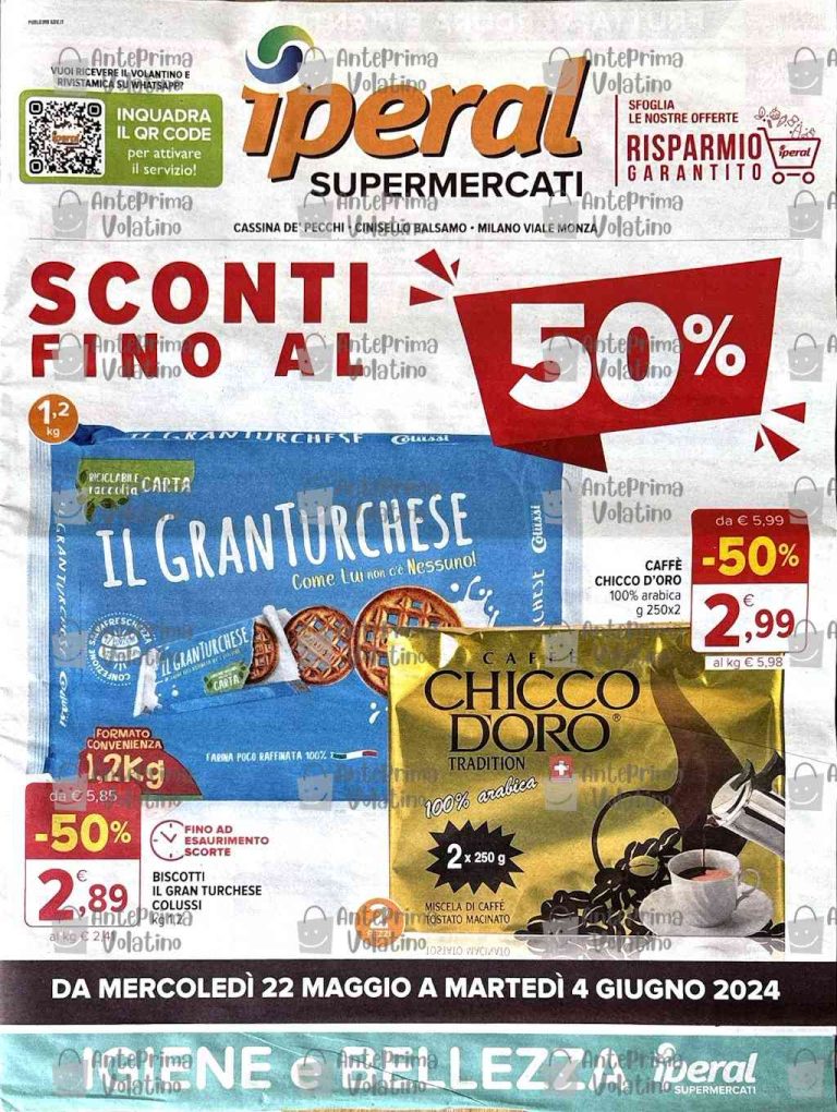 Volantino Iperal dal 13 novembre 2024 in anteprima