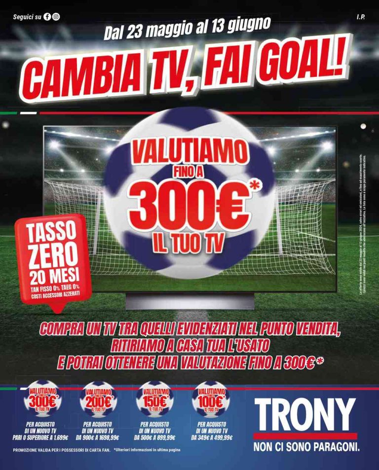 Anteprima nuovo volantino Trony
