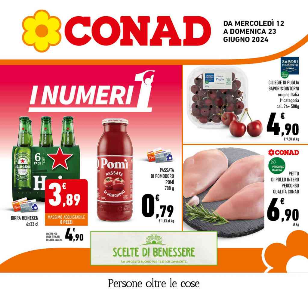 Volantino Conad Campania dal 12 al 23 giugno 2024