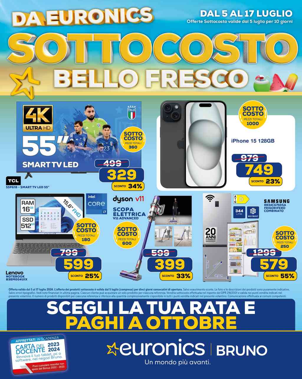 Anteprima volantino Euronics e offerte