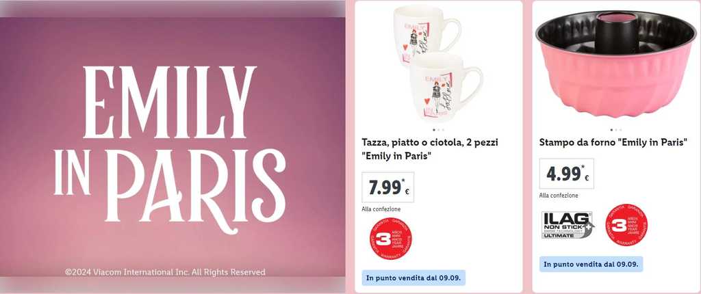 Porta lo stile di Emily in Paris a casa tua con Lidl: scopri i prodotti ...