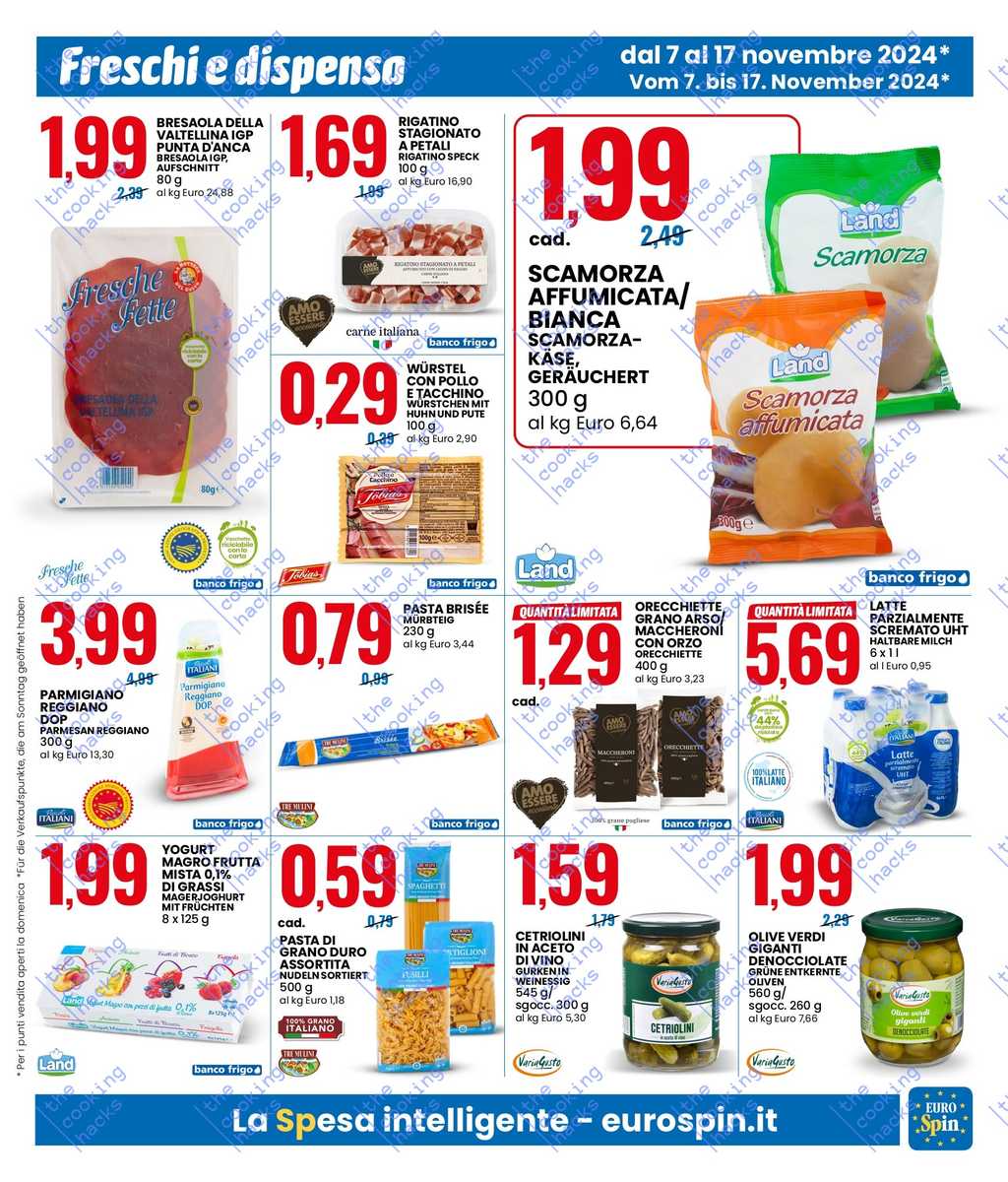 Volantino Eurospin dal 7 al 17 novembre 2024