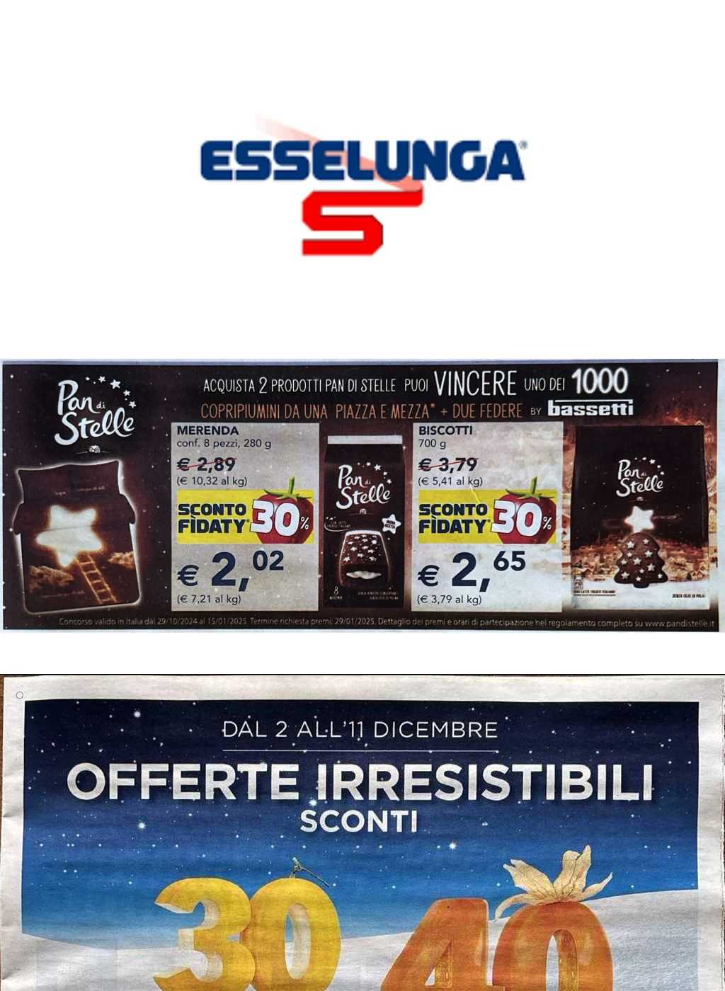 Volantino Esselunga Anteprima 2 dicembre 2024