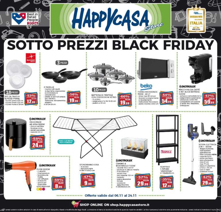 Anteprima nuovo Volantino Happy Casa