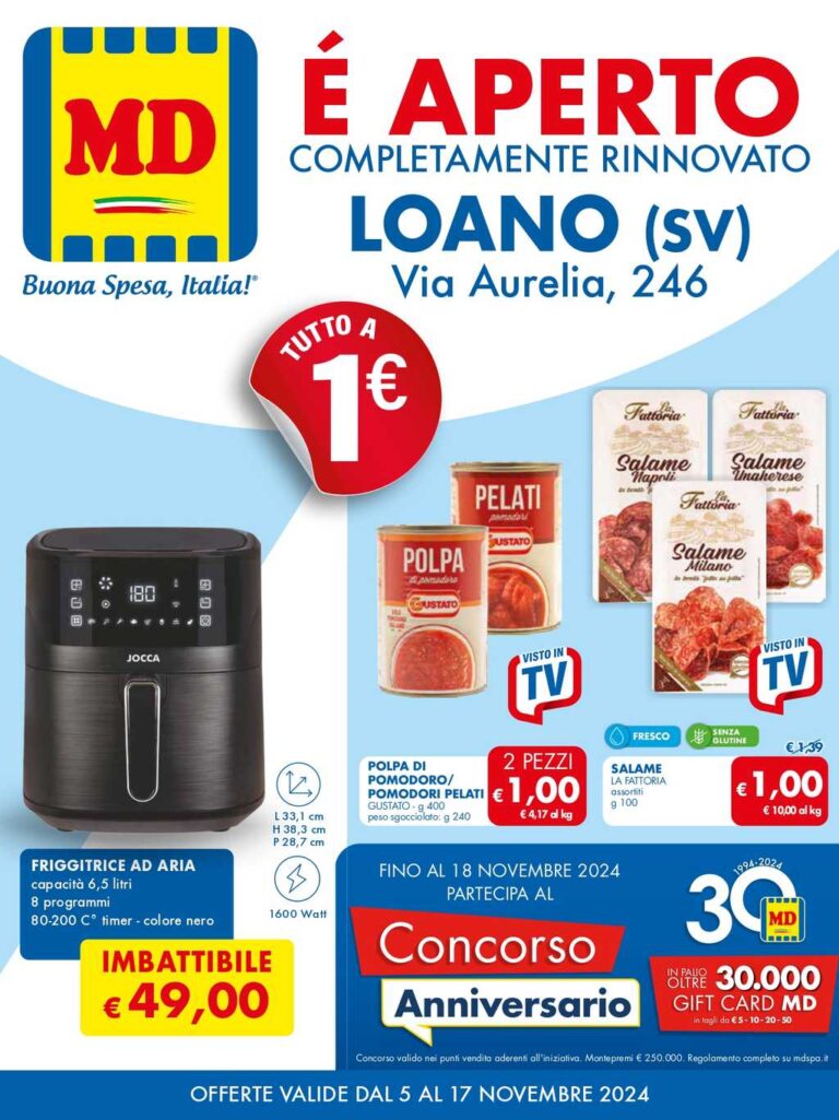 Volantino MD nuovo da sfogliare