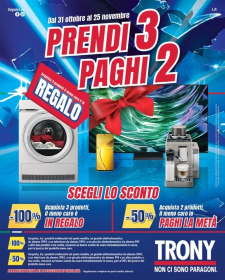 Anteprima nuovo volantino Trony