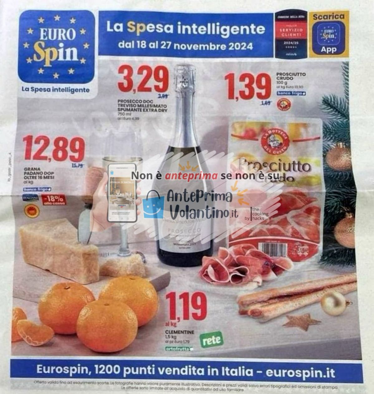 Volantino Eurospin dal 18 al 27 novembre 2024