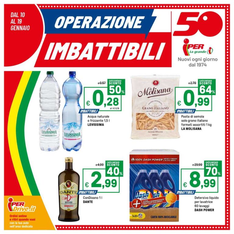 Volantino Iper anteprima prossima settimana