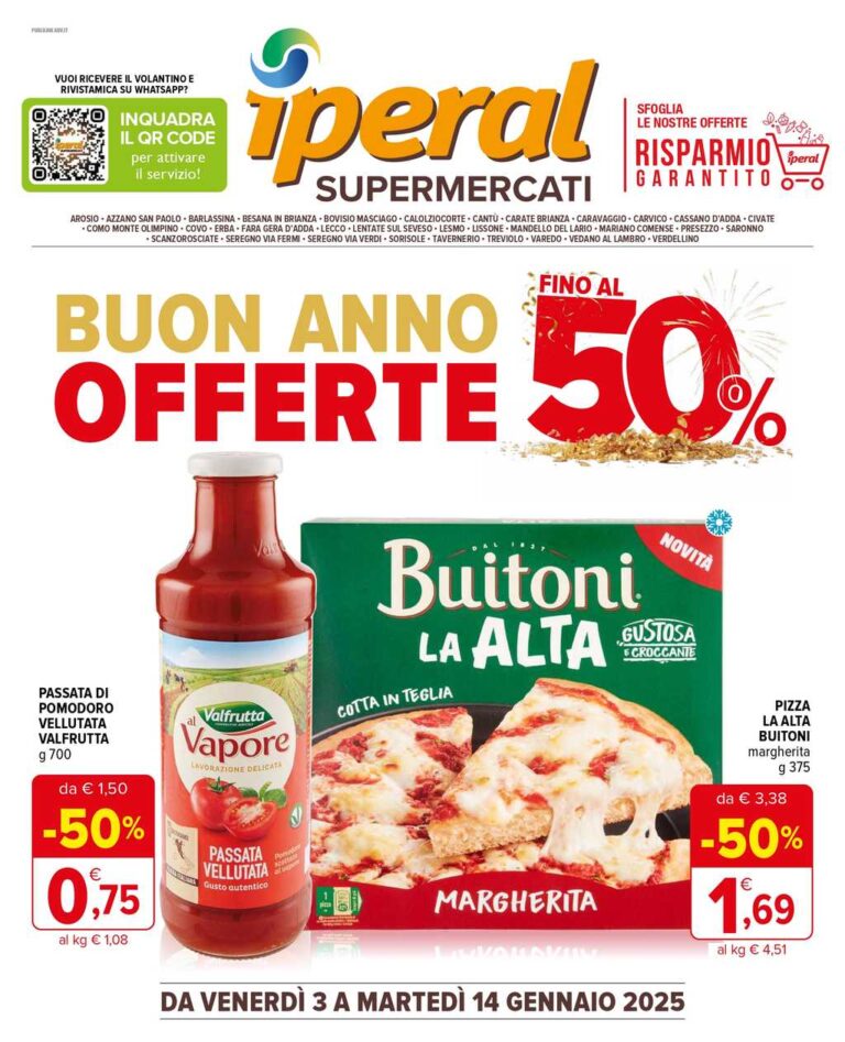 Volantino Iperal anteprima