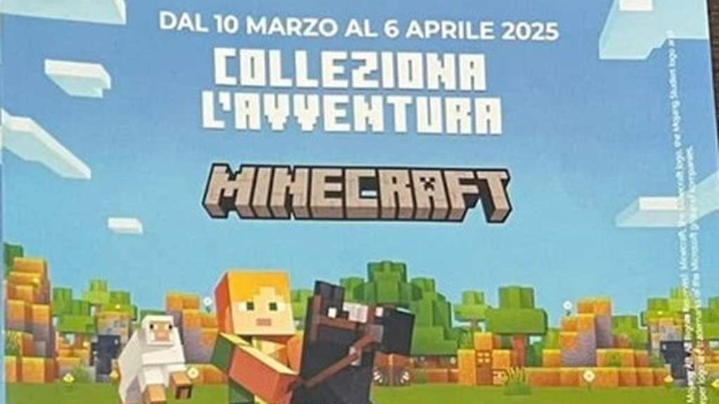 Collezione Minecraft Conad 2025: l'avventura ritorna nei supermercati
