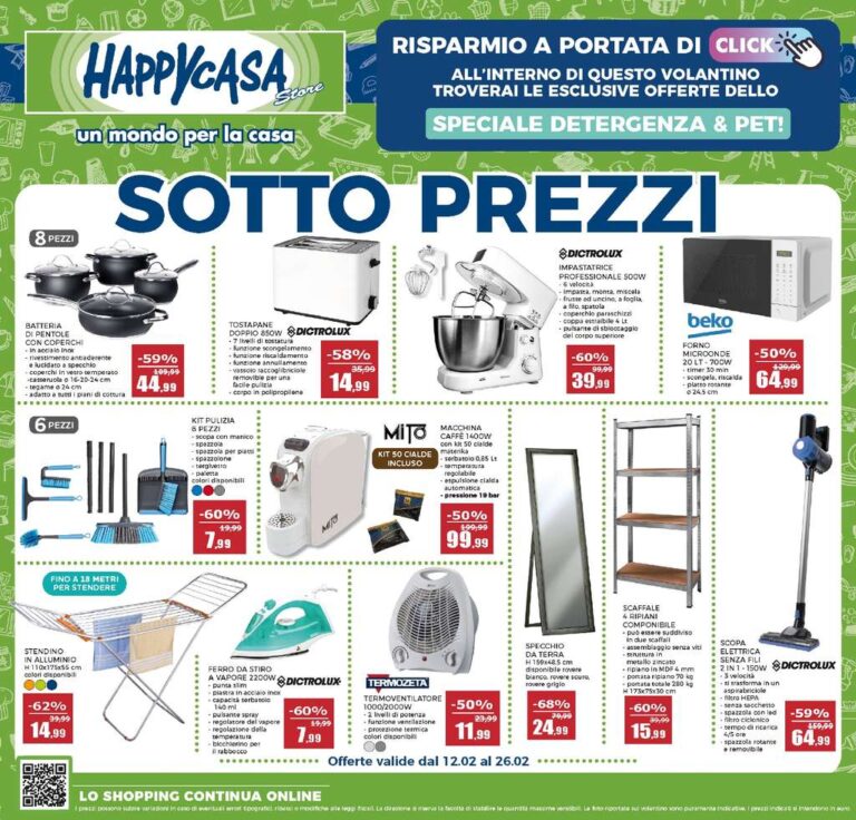 Anteprima nuovo Volantino Happy Casa
