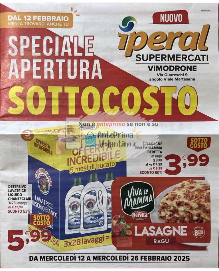 Volantino Iperal anteprima