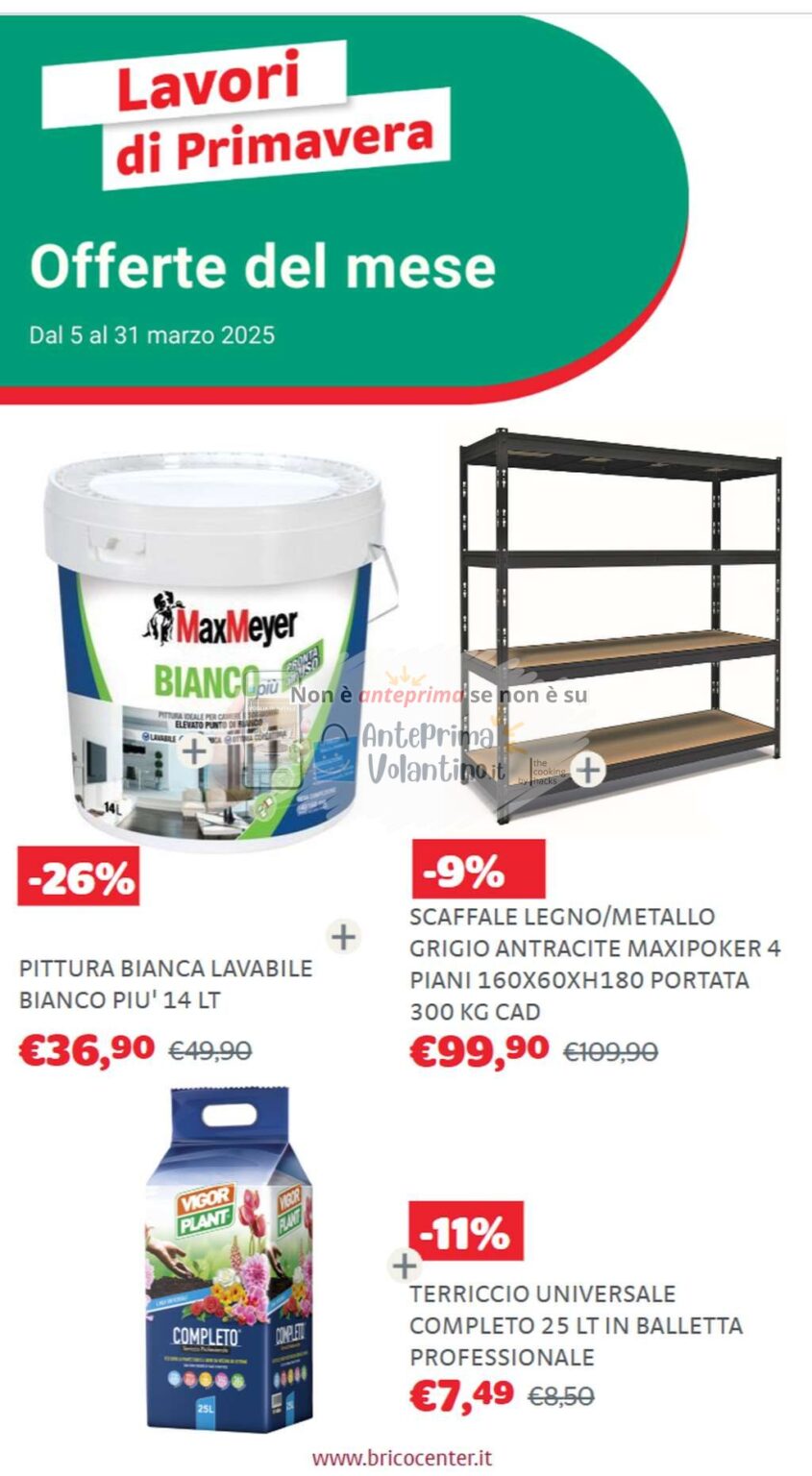 Volantino Bricocenter e catalogo online