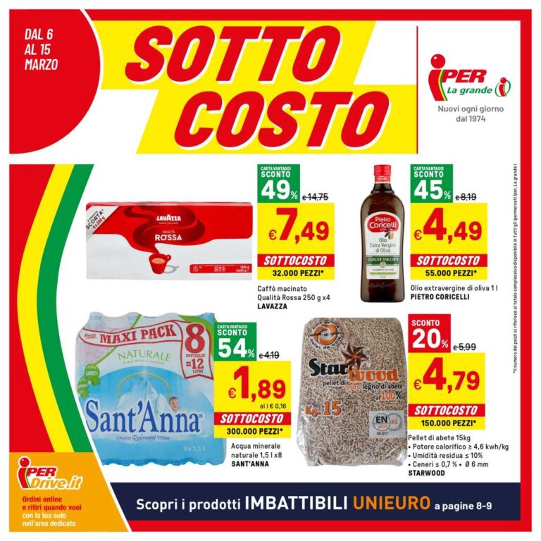 Anteprima Volantino Iper La Grande I