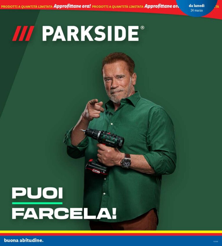 Volantino Parkside Lidl dal 24 marzo 2025