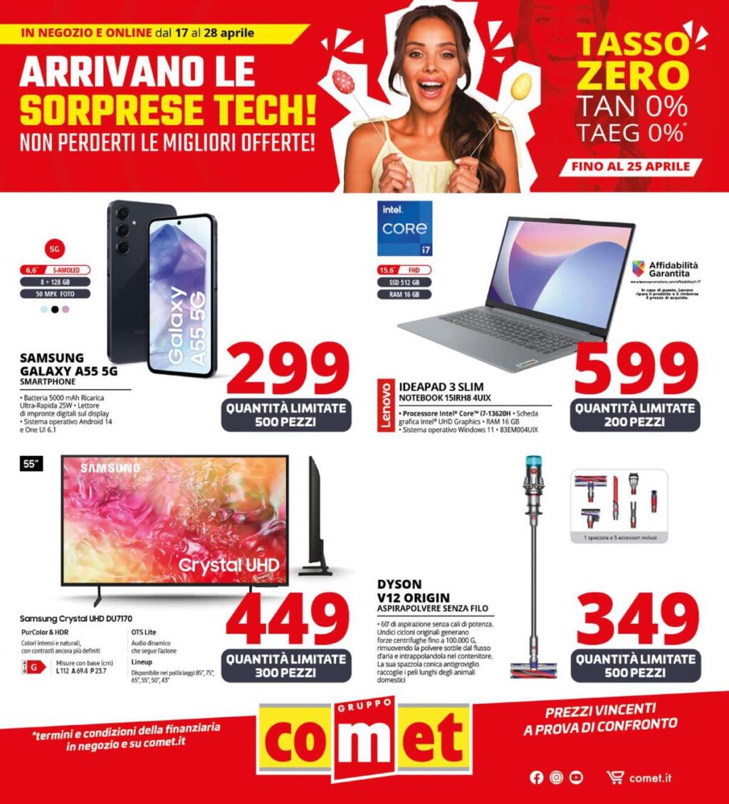 Prossimo volantino Comet