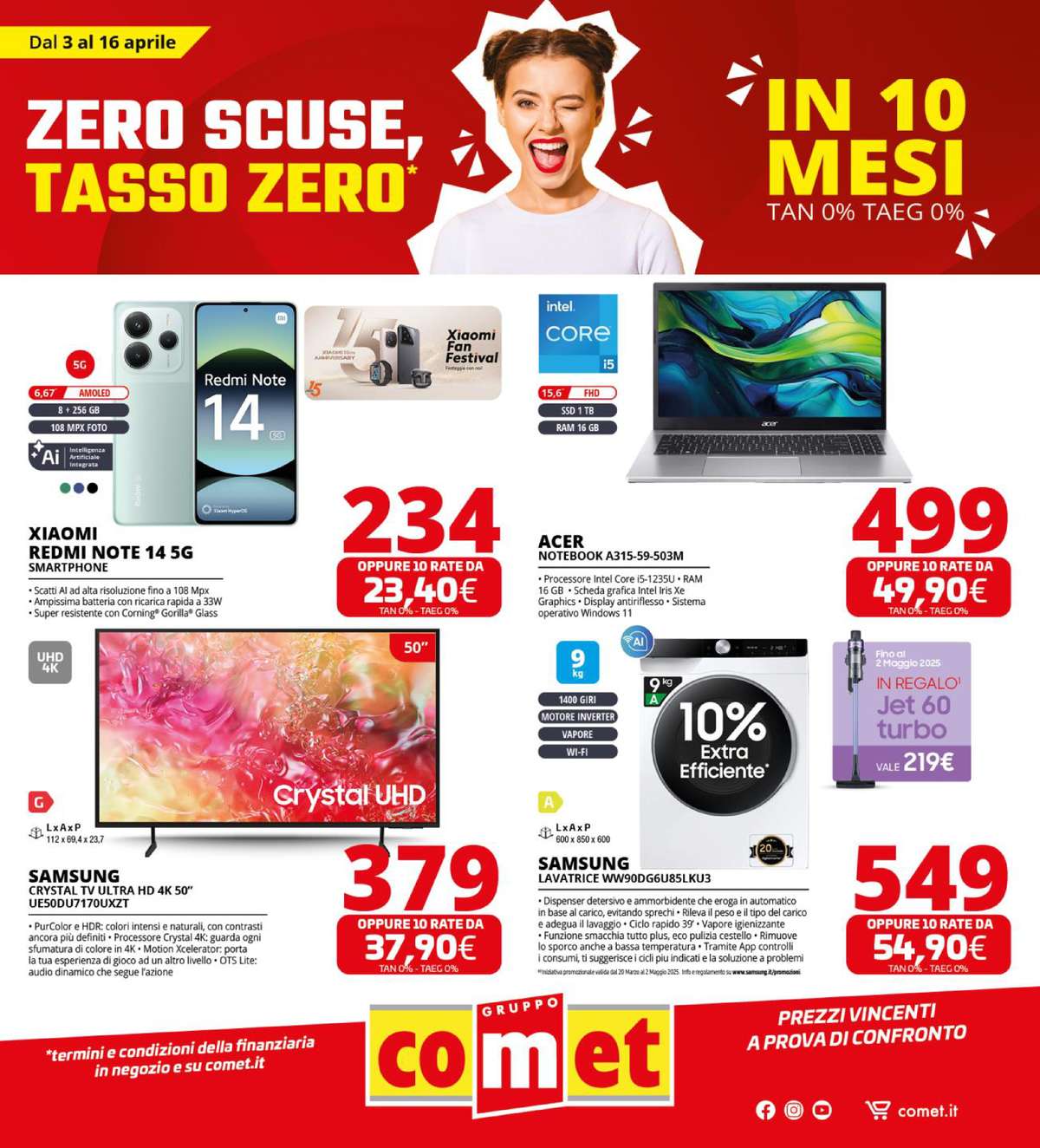 Prossimo volantino Comet