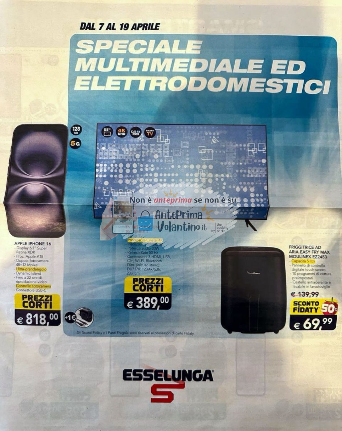 Volantino Esselunga nuovo in anteprima