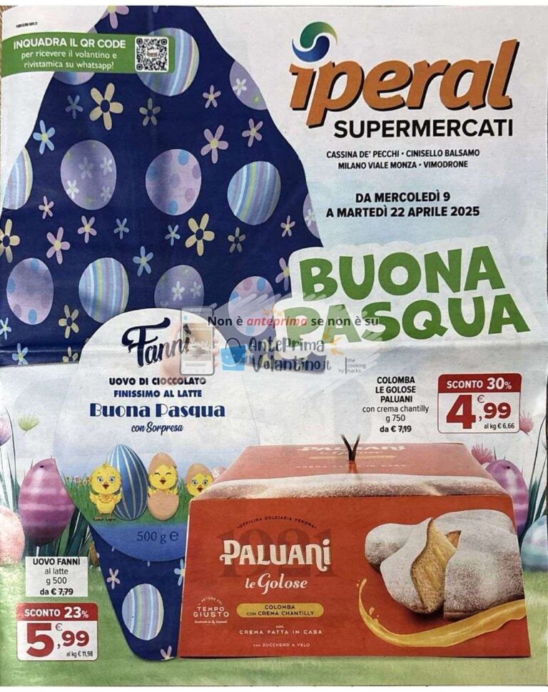 Volantino Iperal dal 9 aprile 2025
