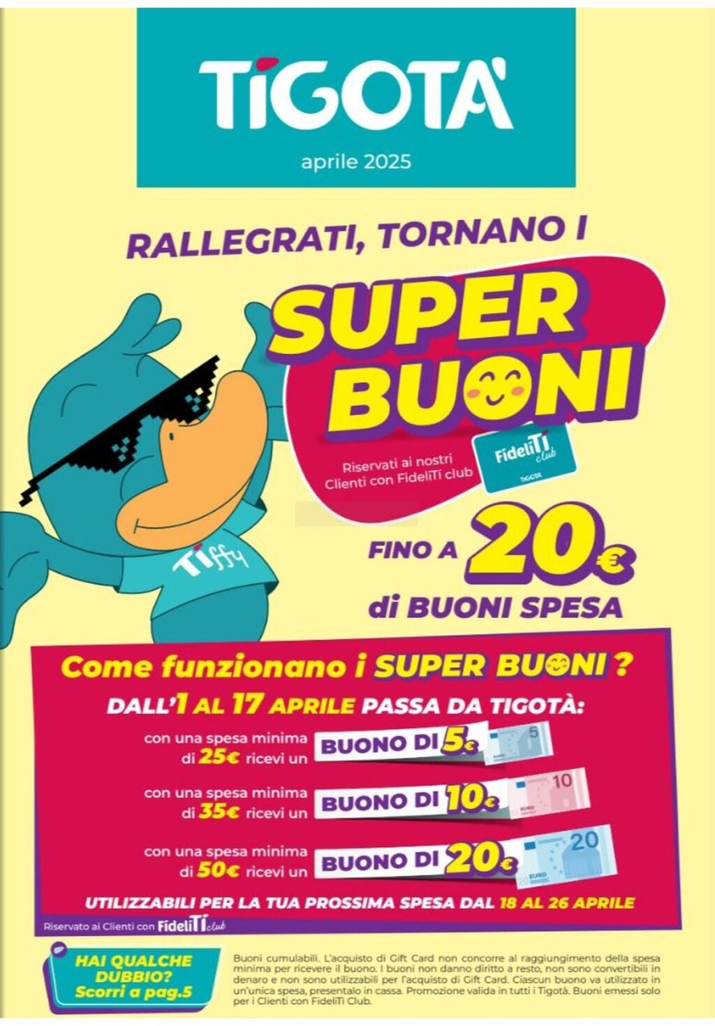 Volantino Tigotà dal 1 aprile 2025
