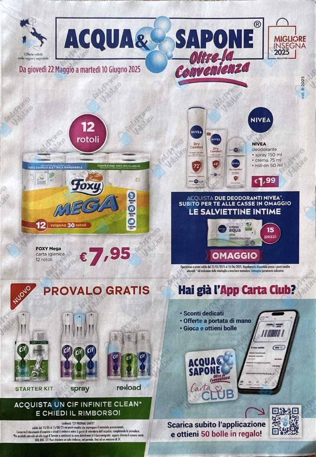 Volantino Acqua e Sapone dal 22 maggio 2025