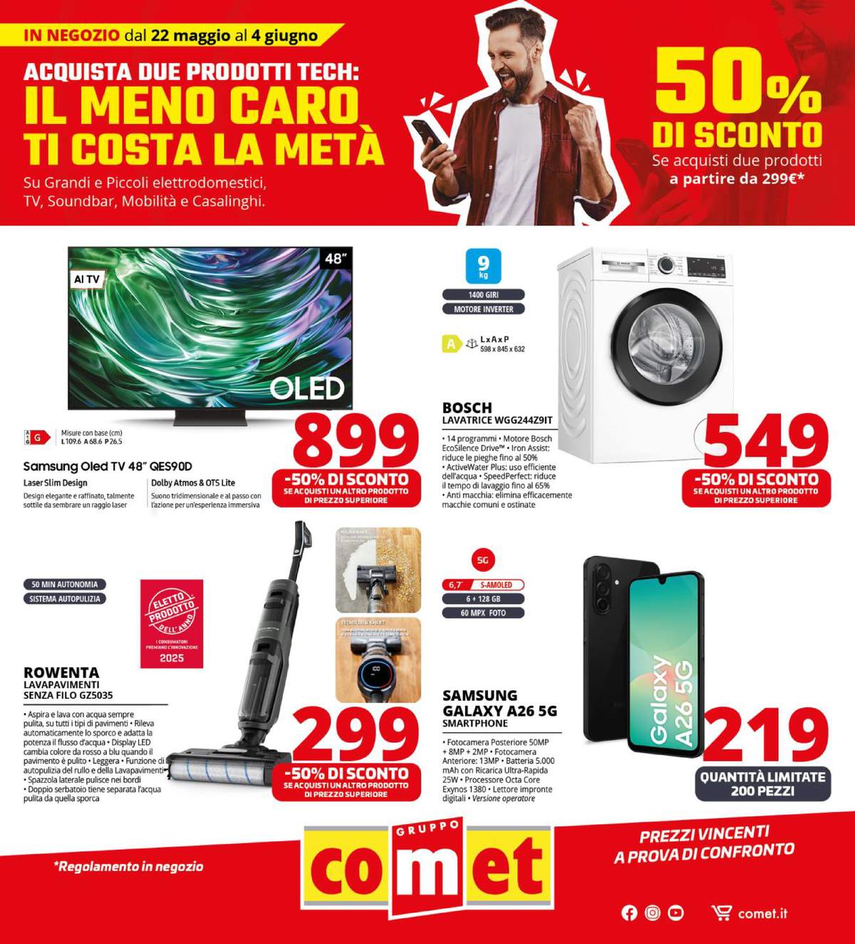 Prossimo volantino Comet