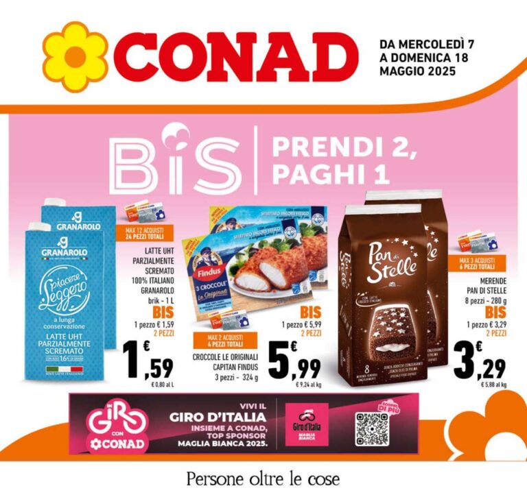 Anteprima Volantino Conad prossima settimana