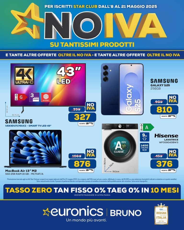 Anteprima volantino Euronics