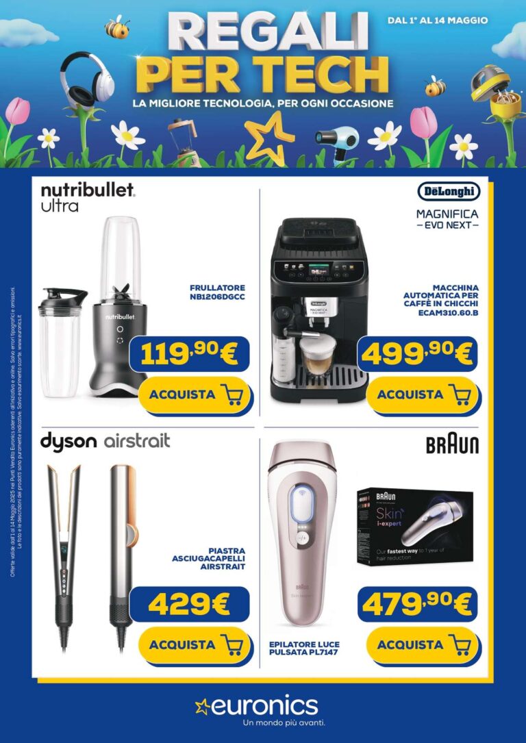 Anteprima volantino Euronics