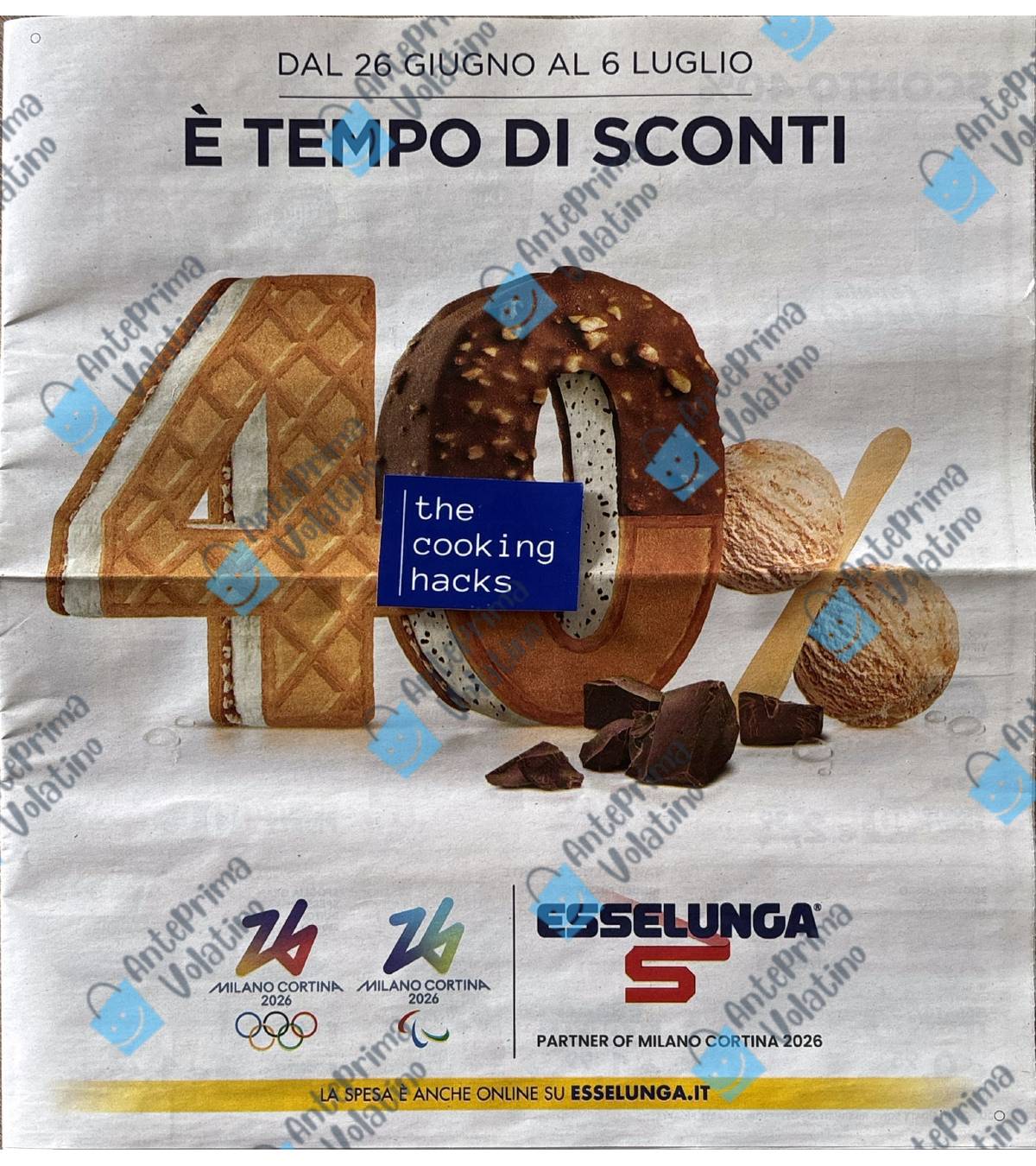 Volantino Esselunga anteprima prossima settimana