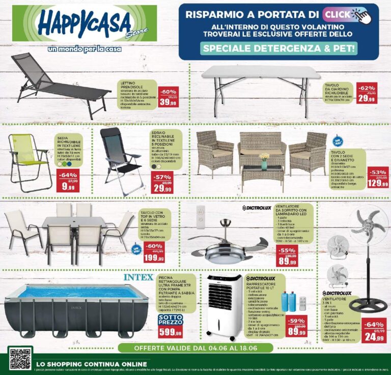 Anteprima nuovo Volantino Happy Casa