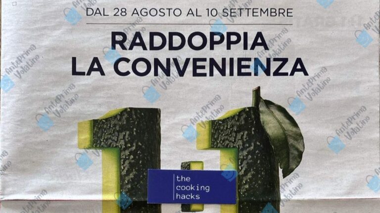 Volantino Esselunga dal 28 agosto 2025
