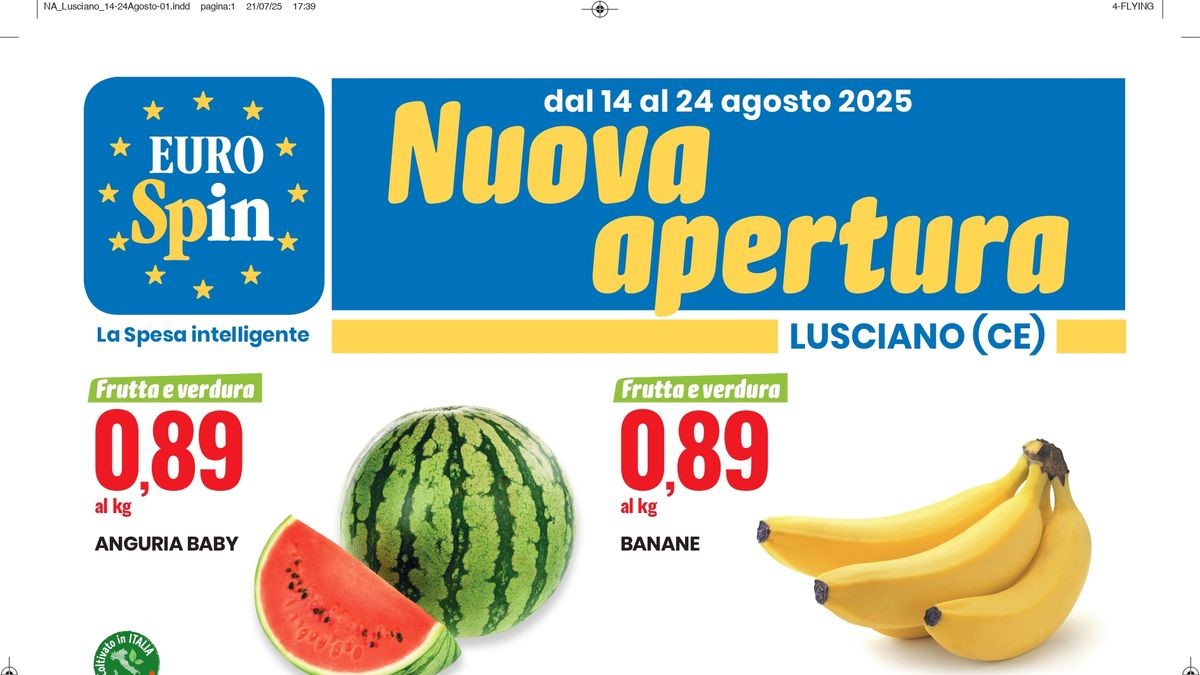 Volantino Eurospin prossima settimana anteprima