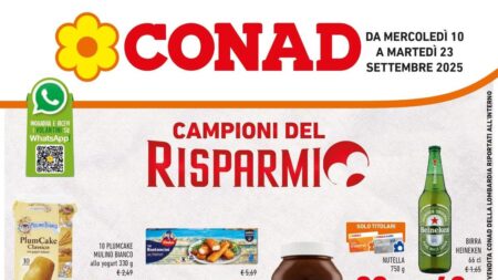 Volantino Conad dal 10 settembre 2025