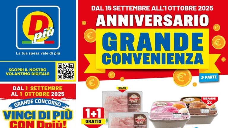 Volantino Dpiù dal 15 settembre 2025