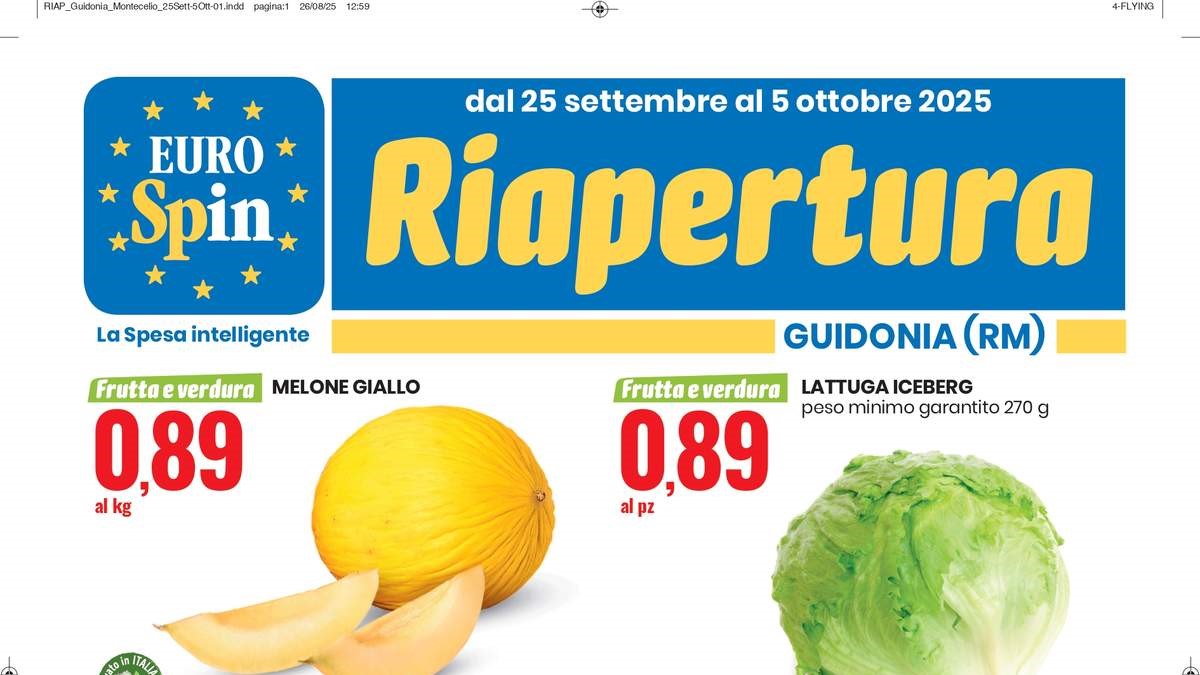 Volantino Eurospin prossima settimana anteprima