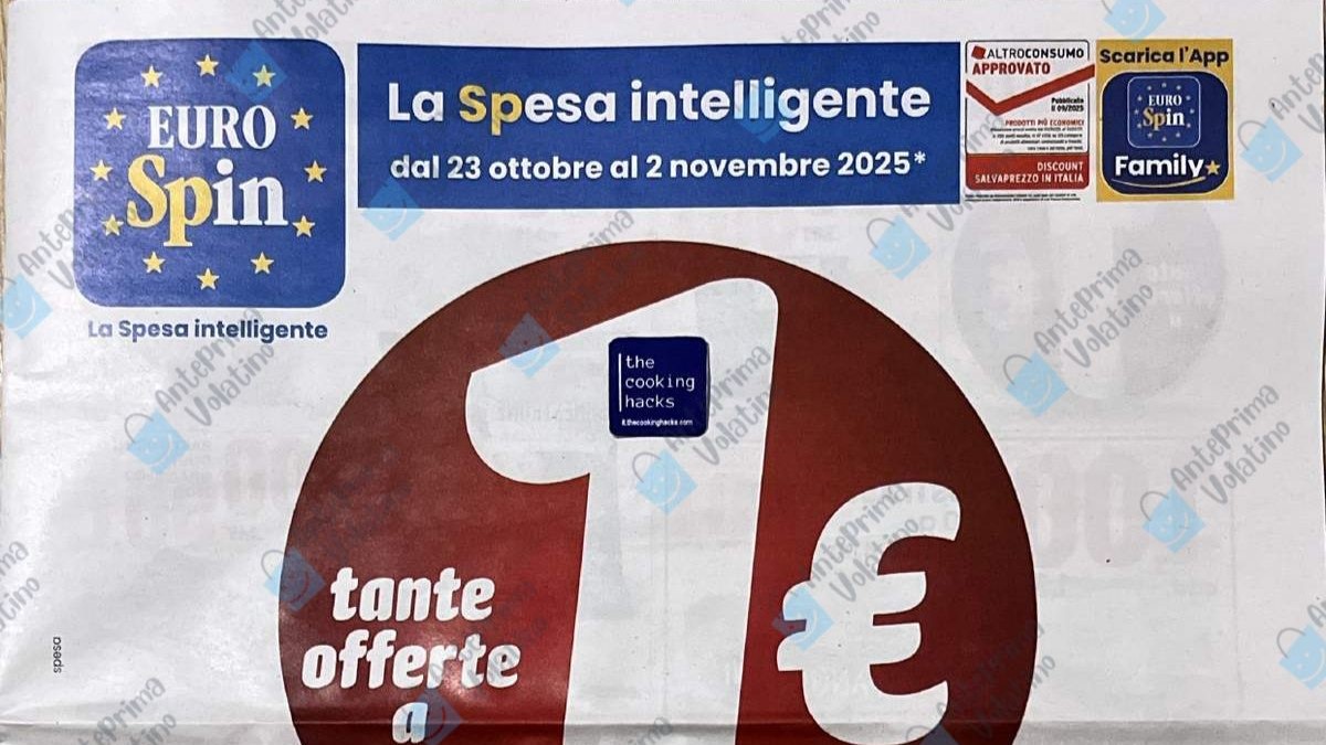 Volantino Eurospin prossima settimana anteprima