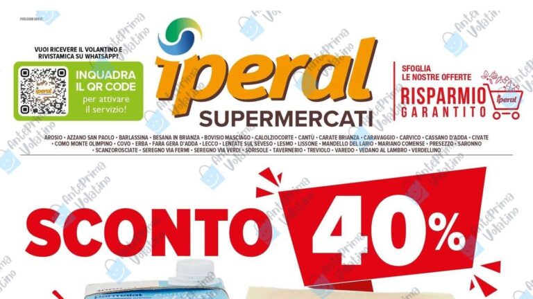 Anteprima nuovo Volantino Iperal