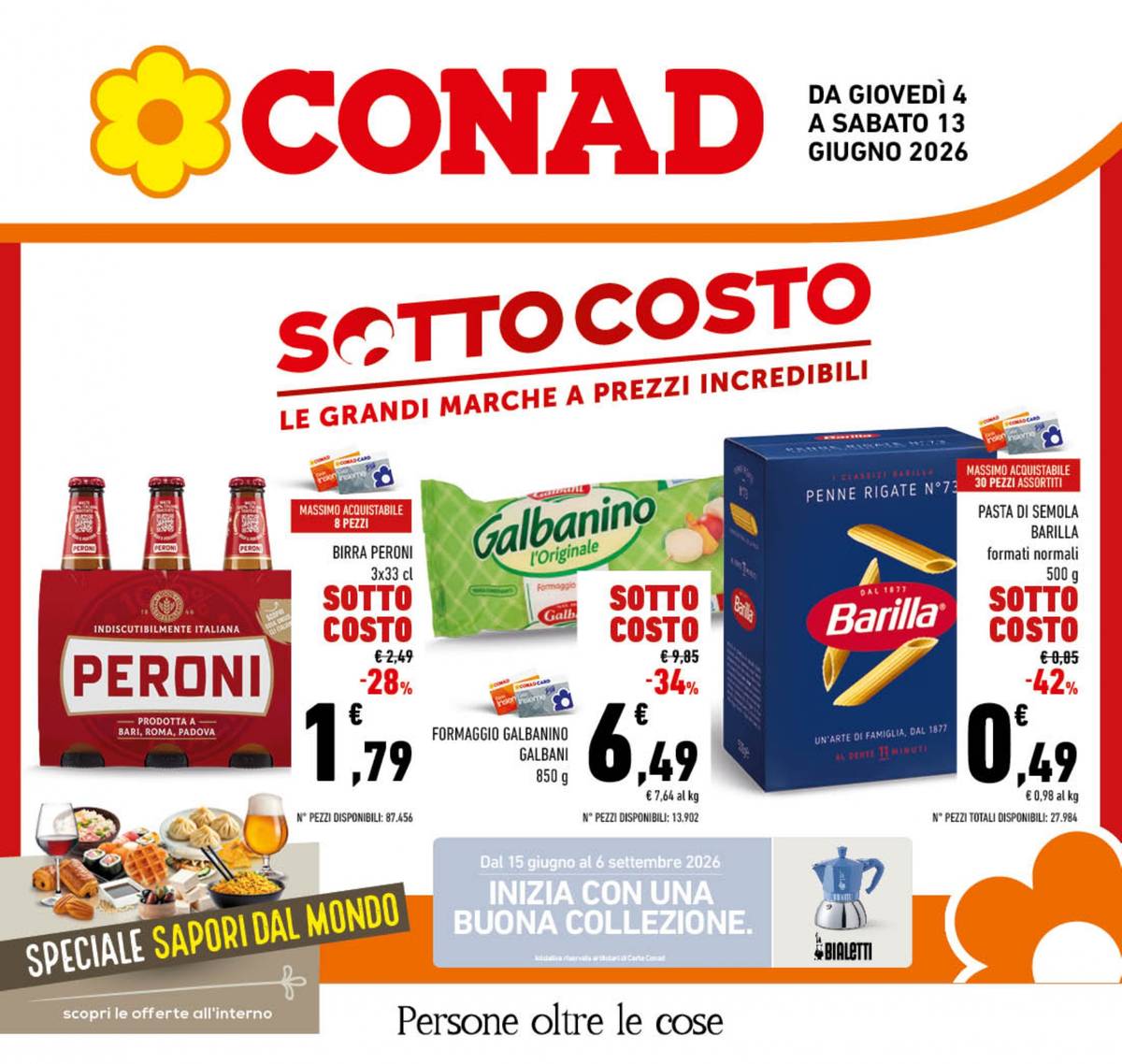 Volantino Conad Campania dal 4 giugno 2026