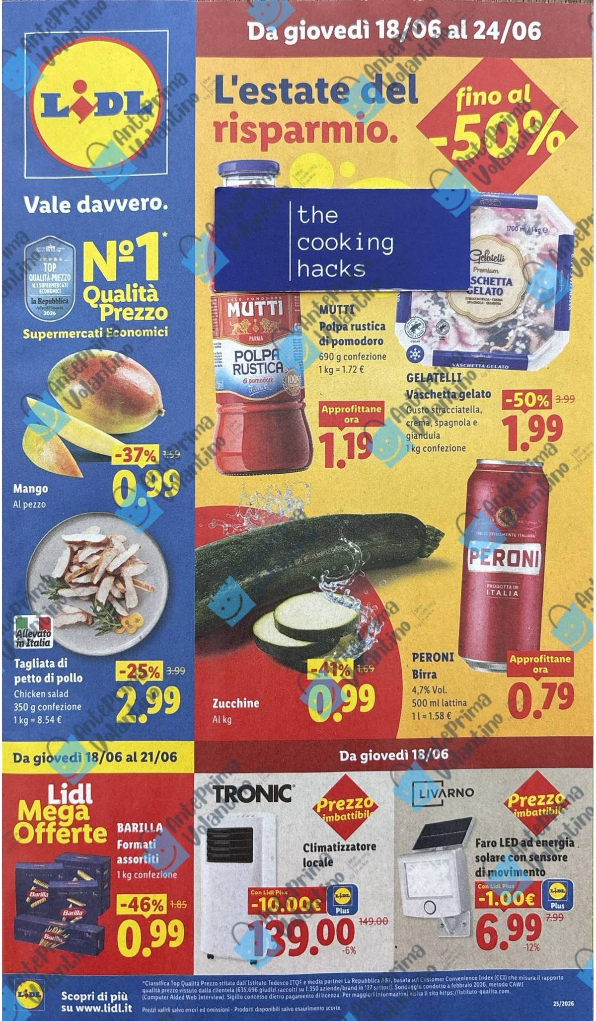 Volantino Lidl dal 18 giugno 2026